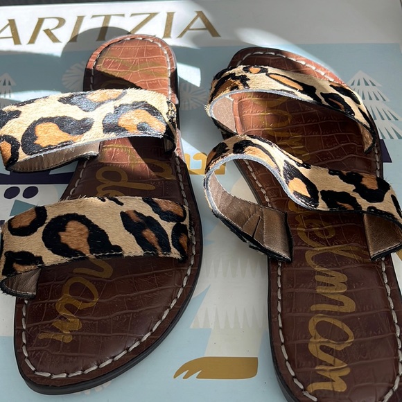 Sam Edelman | Shoes | Leopard Print Sandals | Poshmark